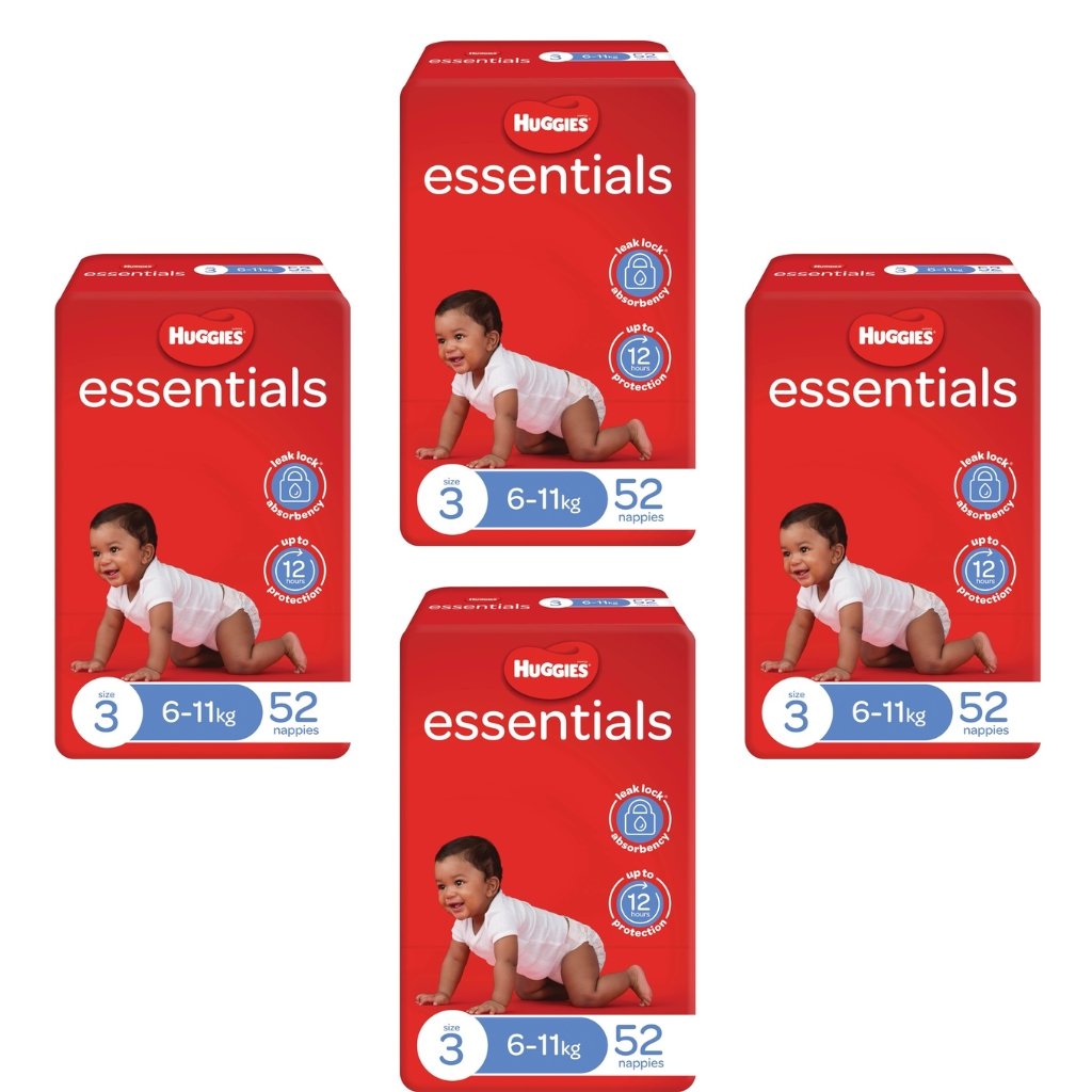 Huggies Nappies Absorb & store away moisture while fresh - The Nappy Shop