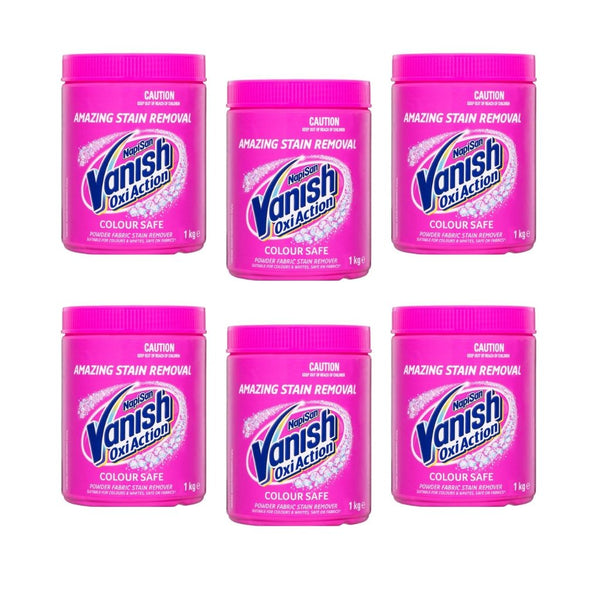 Vanish NapiSan OxiAction Laundry Powder - Bulk 6 x 1kg - The Nappy Shop